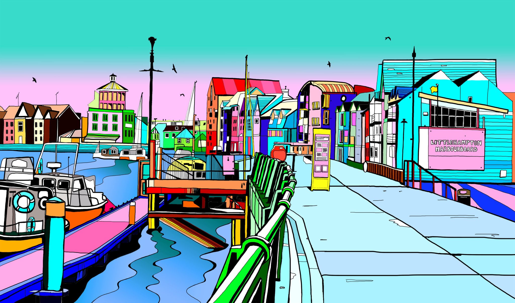 Waterfront Wander - Two Faced Twins